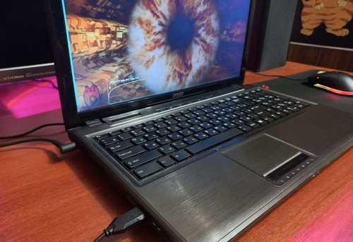 Игровой ноутбук MSI core i7 4702,GT740m 2GB
