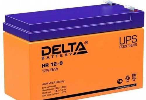 Аккумулятор для ибп 12В Delta HR 12-9 (12V / 9Ah)