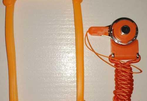 Универсальный силиконовый чехол-бампер, оранжевый