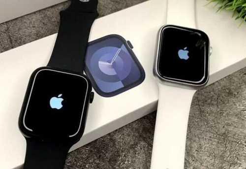Apple watch 9 45 mm яблоко при включении
