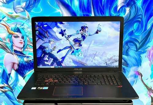 Ноутбук для игр Asus ROG на GTX + Intel Core i7