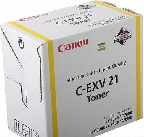 C-EXV21 (Y) Тонер-туба canon оригинальный