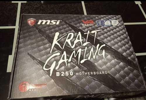 Материская плата 1151 msi krait gaming b250