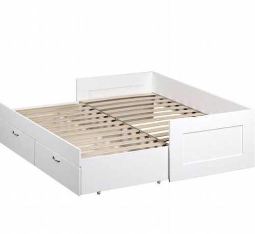 Раздвижная кровать sirius/brimnes IKEA 80*200 см