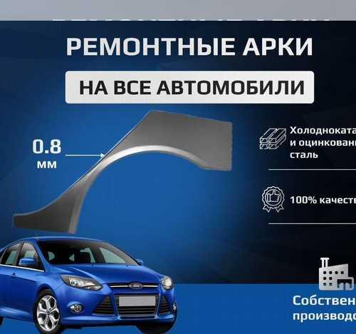 Арки оцинкованные Mazda 3 BK