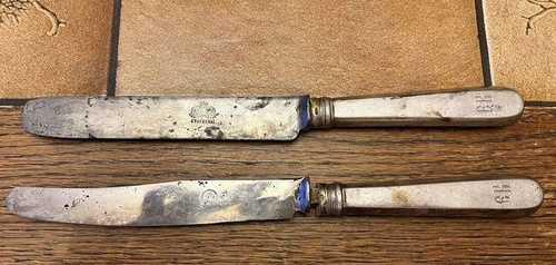 Царское столовое серебро (2 ножа), 1882 г