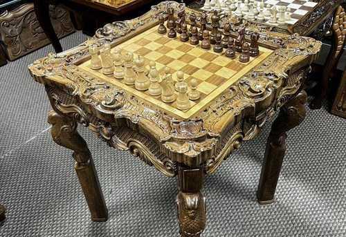 Шахматный столик ручной работы