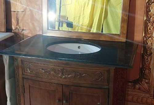 Тумба с зеркалом для ванной/спальни