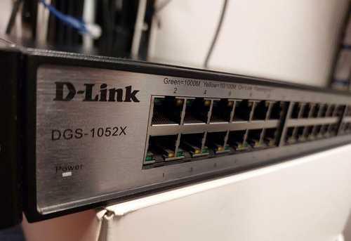 Гигабитный коммутатор dlink1052X-48 портов + 4SFP