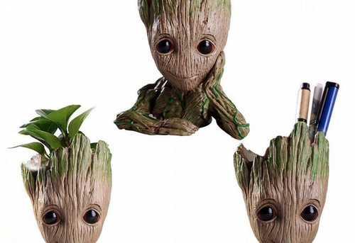 Грут стражи галактики горшок Groot Marvel фигурка