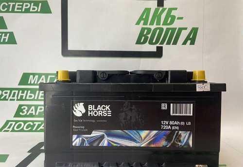 Аккумулятор Black Horse 80 Ач 720А (низкий)