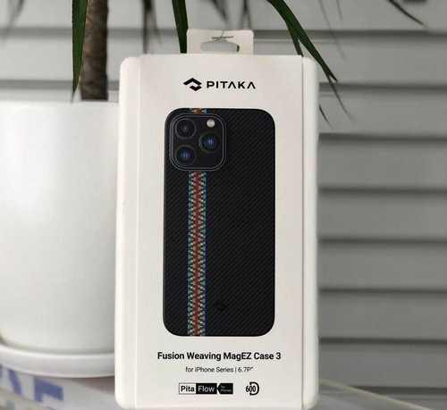 Чехол pitaka Fusion Weaving MagEZ Case 3 для iPhon