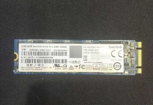 SSD Sandisk m.2 SATA X400 2280 256Gb