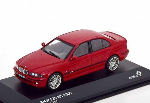1/43 BMW M5 (E39) Solido Бмв М5 Е39 2003г красн.+