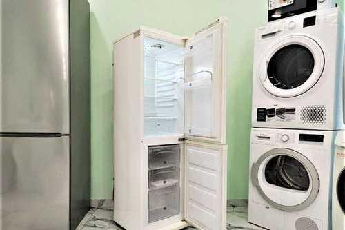 Узкий холодильник бу Samsung. Гарантия + Доставка
