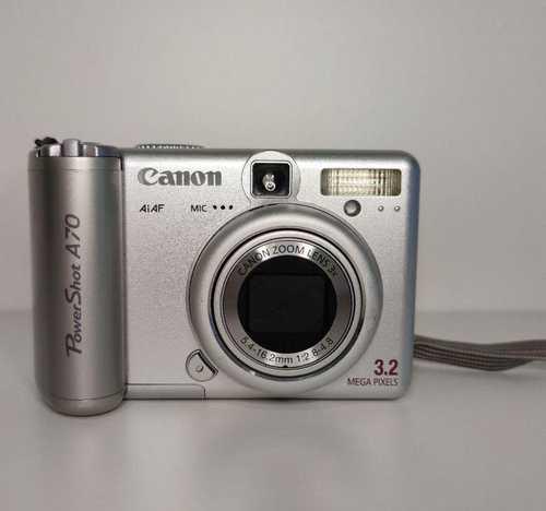 Canon powershot A70 фотоаппарат мыльница