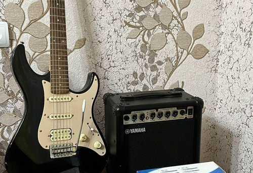Гитара yamaha EG112c чехол combo усилитель
