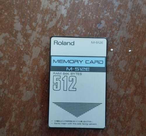 RAM Card Memory Roland D50
