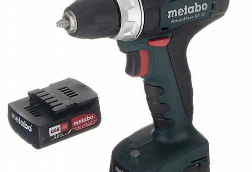 Шуруповерт Metabo PowerMaxx BS 12,12В 2x2Ач Li-Iоn