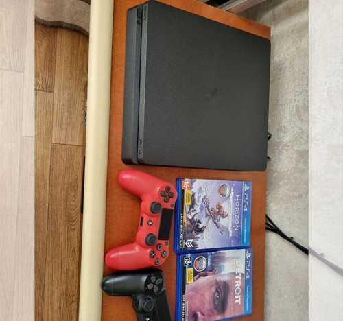 Sony playstation 4 slim 1 tb 2 геймпада