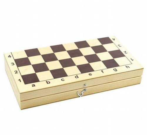 Игра настольная «Шахматы», деревянная коробка, пол