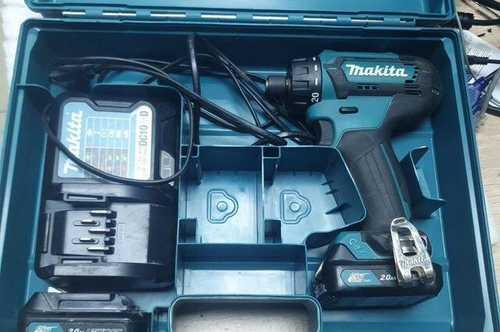 Аккумуляторная дрель шуруповерт makita 12в df033d