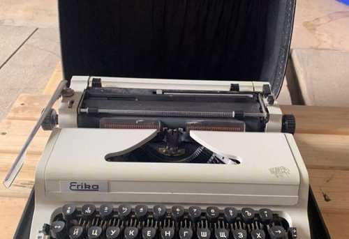 Печатная пишущая машинка Erika