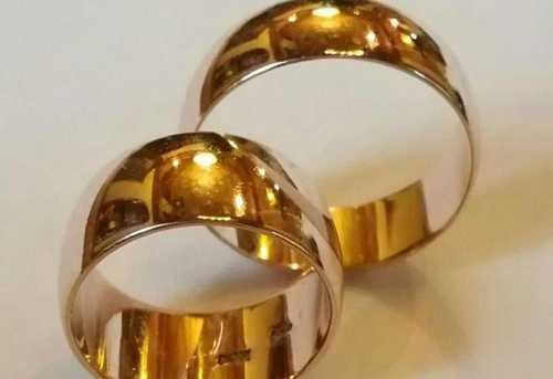 Золотое кольцо обручальное бочонок 583 СССР