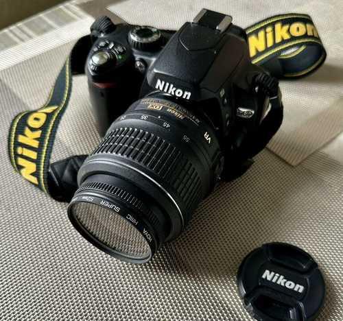 Цифровая камера Nikon D60 (Пробег 6780 кадров)