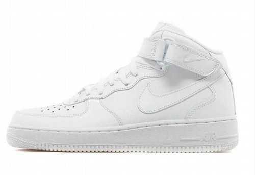 Nike AIR force 1 MID ALL white