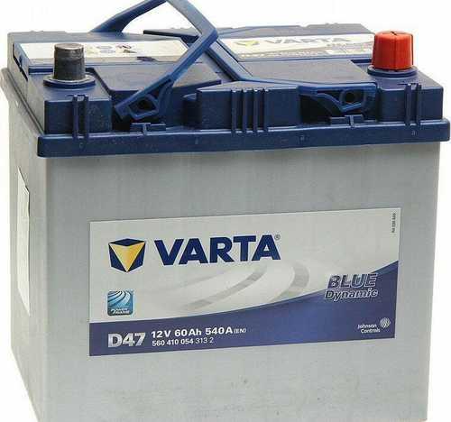 Аккумулятор Varta 60 ач, б/у