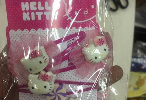 Набор заколки и резинки для волос Hello Kitty