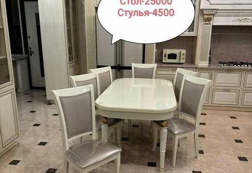 Столы и стулья новые