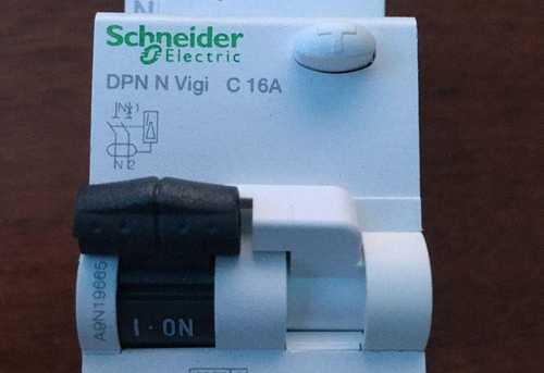 Дифавтомат Schneider Electric 16А C 30мА A9N19665