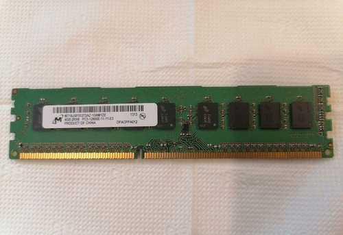 Micron MT18JSF51272AZ 4GB PC3-12800 DDR3-1600MHz