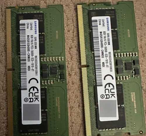 Озу Samsung 16gb 5600hz sodimm ddr5