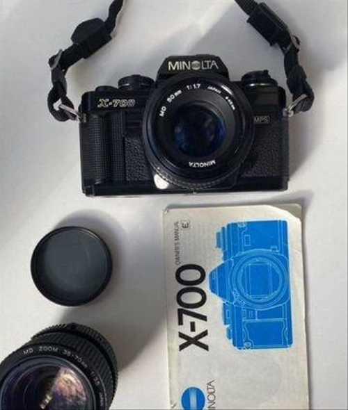 Minolta X-700 + 2 объектива