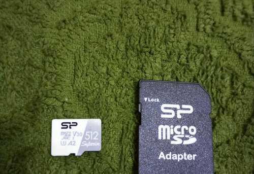 Карта памяти microsd Silicon Power Superior 512 Гб