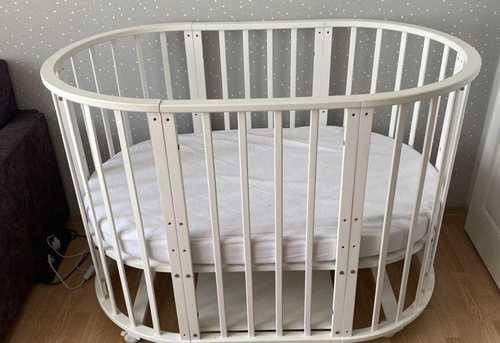 Кроватка детская круглая/овальная