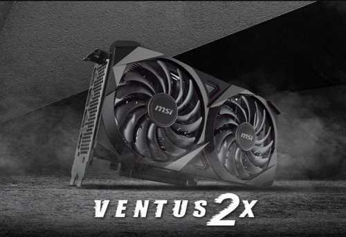 Видеокарта MSI ventus RTX 3050 8gb (новая,чек,гара