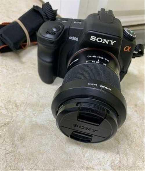 Фотоаппарат Sony Alpha dslr-A200 10,2Mp