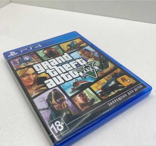 Игровые диски. Sony Playstation 4 GTA 5 / Grand Theft Auto V