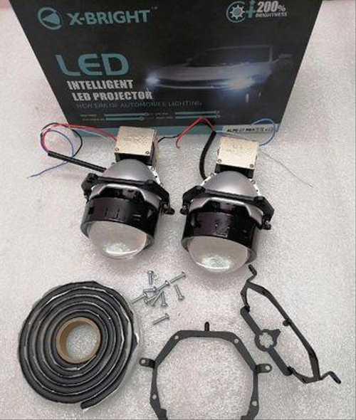 Линзы фары Bi-LED Aozoom 07 PRO Infiniti G35 V36