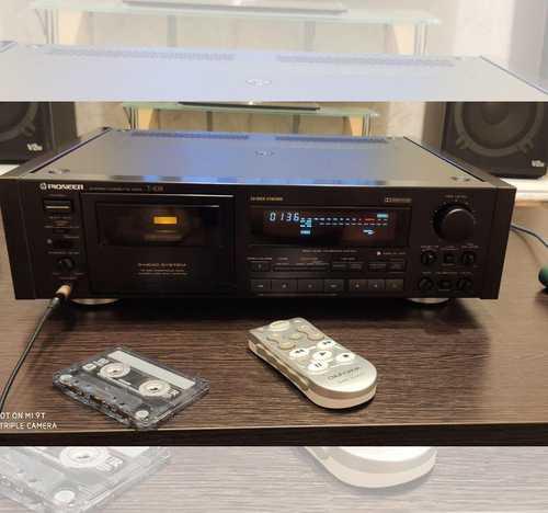 Кассетная дека pioneer T-838+ пульт ду