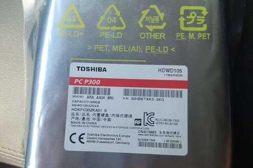 Жесткий диск Toshiba PC P300 500gb