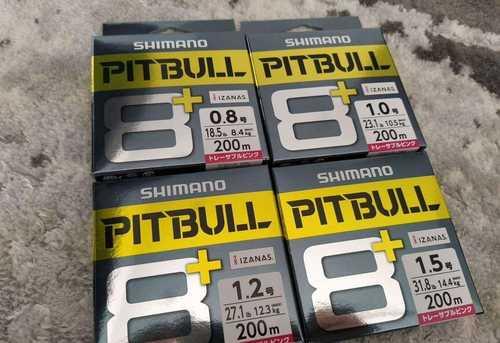 Плетёный шнур Shimano Pitbull 8+ 200м(от0.8 до1.5)