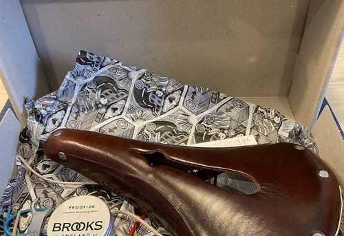 Велосипедное седло brooks b17 carved