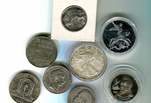 Крупные серебряные монеты