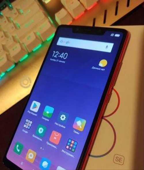 Xiaomi Mi 8 Se 6/64gb Red /8-ядер/ Snapdragon 710