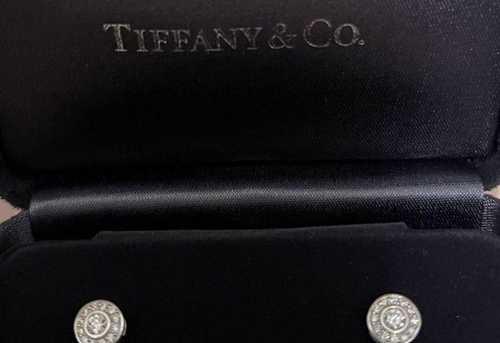 Серьги Tiffany платина бриллианты оригинал